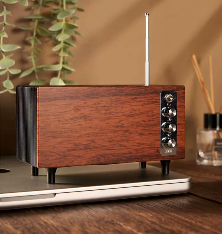 Buy Wholesale China Vintage Retro Stereo Speakers 2.0-channel Fm Radio ...