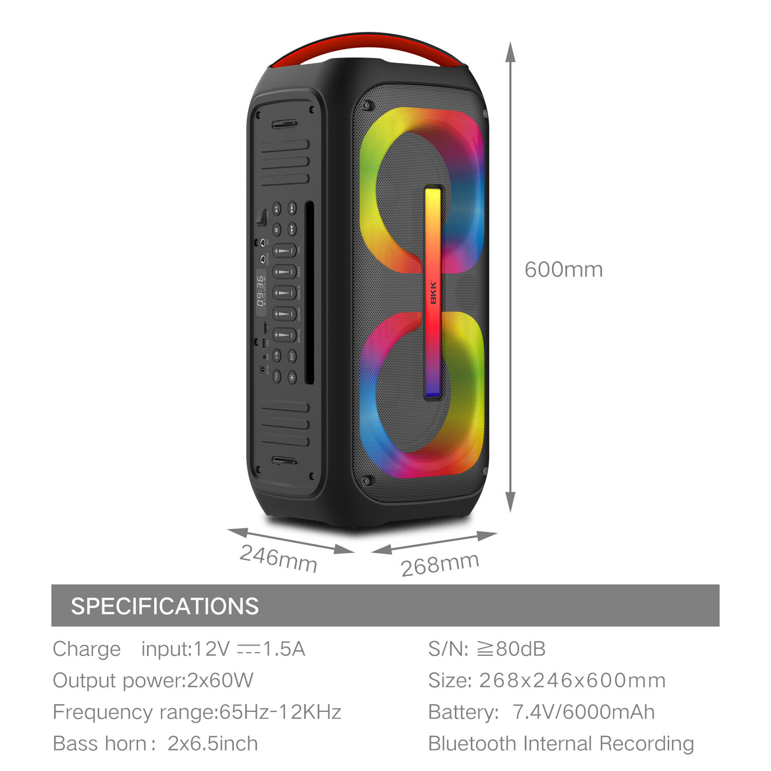 Buy Wholesale China Ho Sell 50w Super Bass Party Box Speaker & Party ...