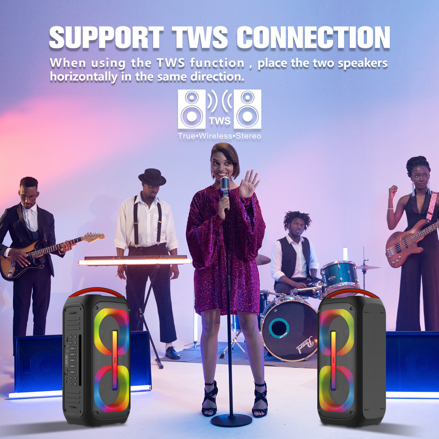 Buy Wholesale China Ho Sell 50w Super Bass Party Box Speaker & Party ...