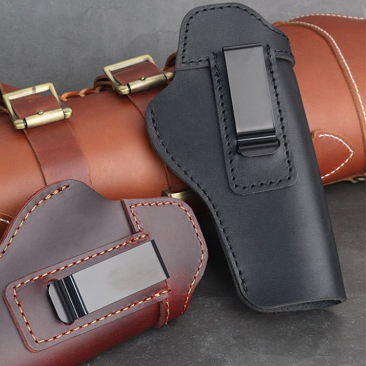 Tactical Iwb Genuine Leather Concealed Carry Gun Holster Iwb Gun ...