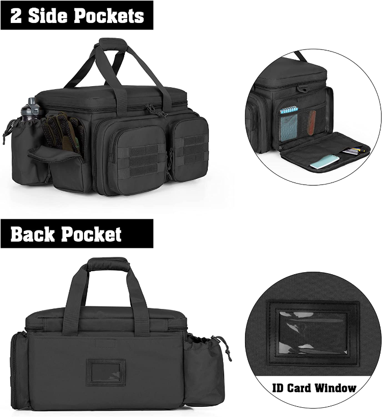 Tactical Range Bag, Custom Multifunction Large Capacity Outdoor Range ...