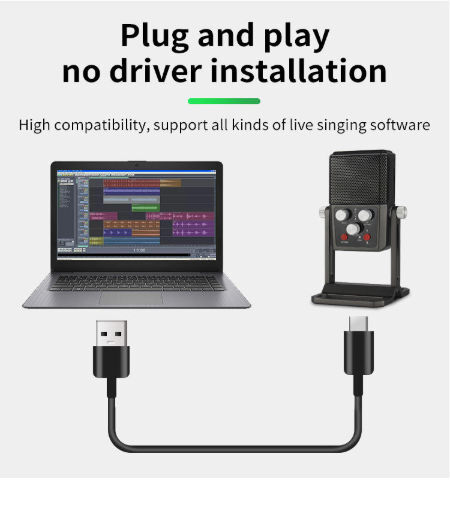 Buy Wholesale China Multi-directional Microphone Condenser Podcast Pc ...