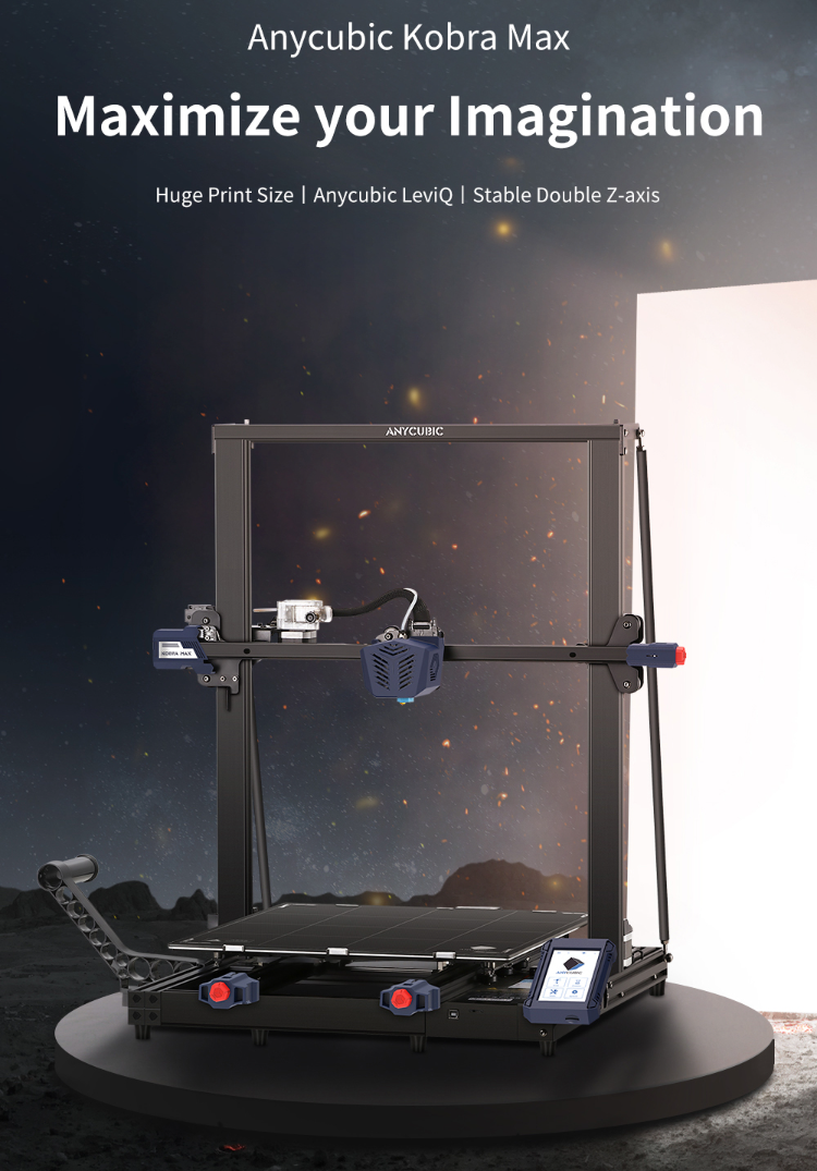 Buy Wholesale China Anycubic Kobra Max 3d Printer Printing Size:720*715 ...