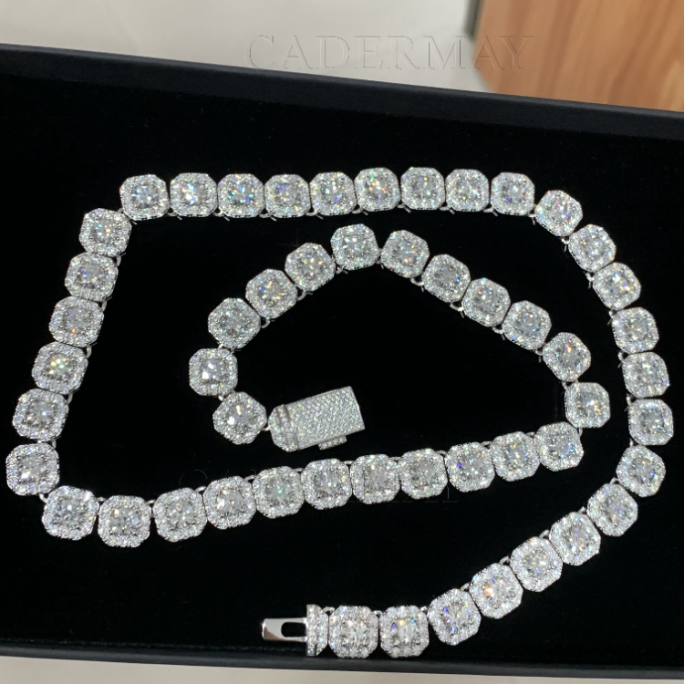 Bulk Buy China Wholesale Wholesale Price Moissanite Chain 12mm Square ...