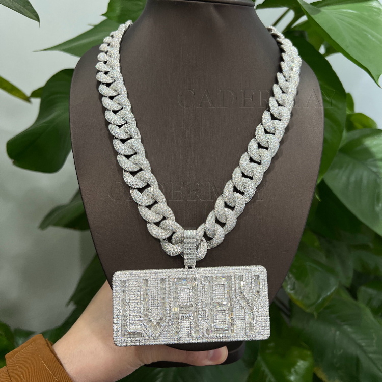 Bulk Buy China Wholesale Wholesale Price Moissanite Chain 12mm Square ...