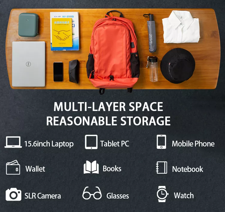 Outdoor Solar Energy Chargeable Solar Backpack Waterproof With Usb ...