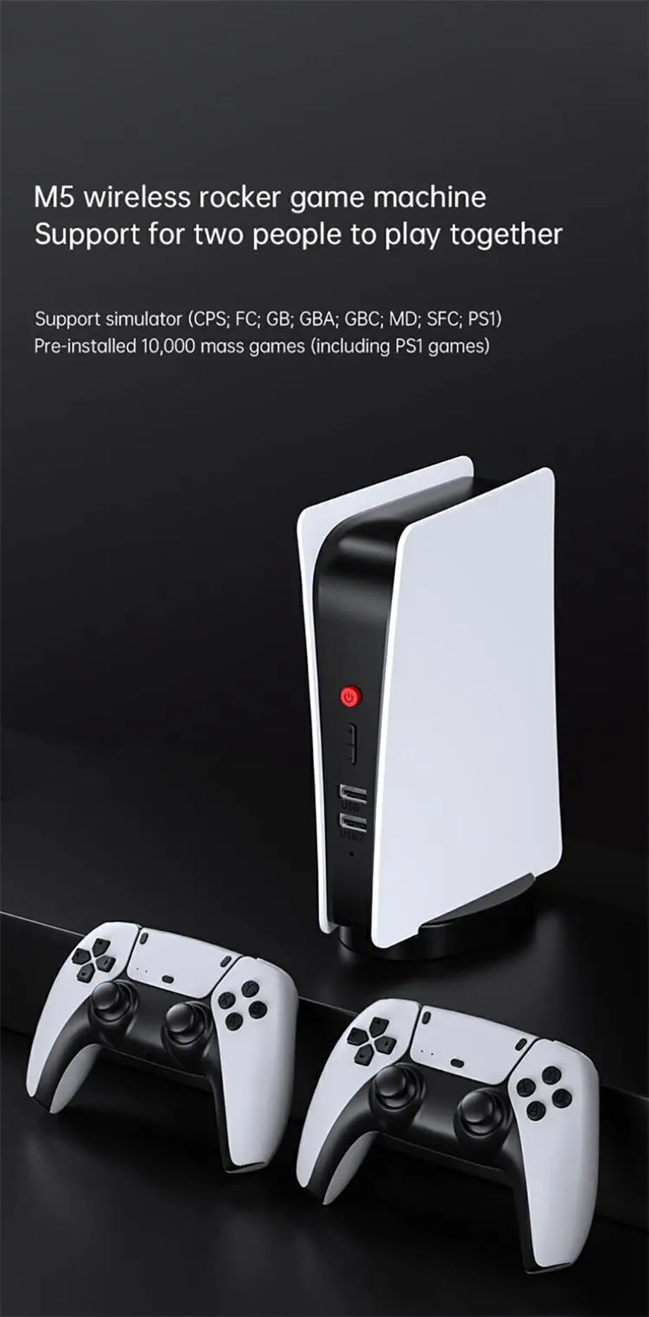 Buy Wholesale China M5 Game Console 2.4g Wireless 4k Hd Output Retro ...