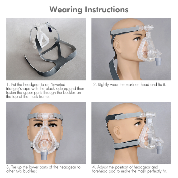 Medical Portable Cpap Mask Reusable Nasal Pillow Oxygen Mask Cpap ...