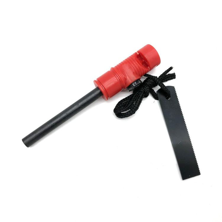 5-in-1 Fire Starter With Compass, Paracord And Whistle For Emergency ...