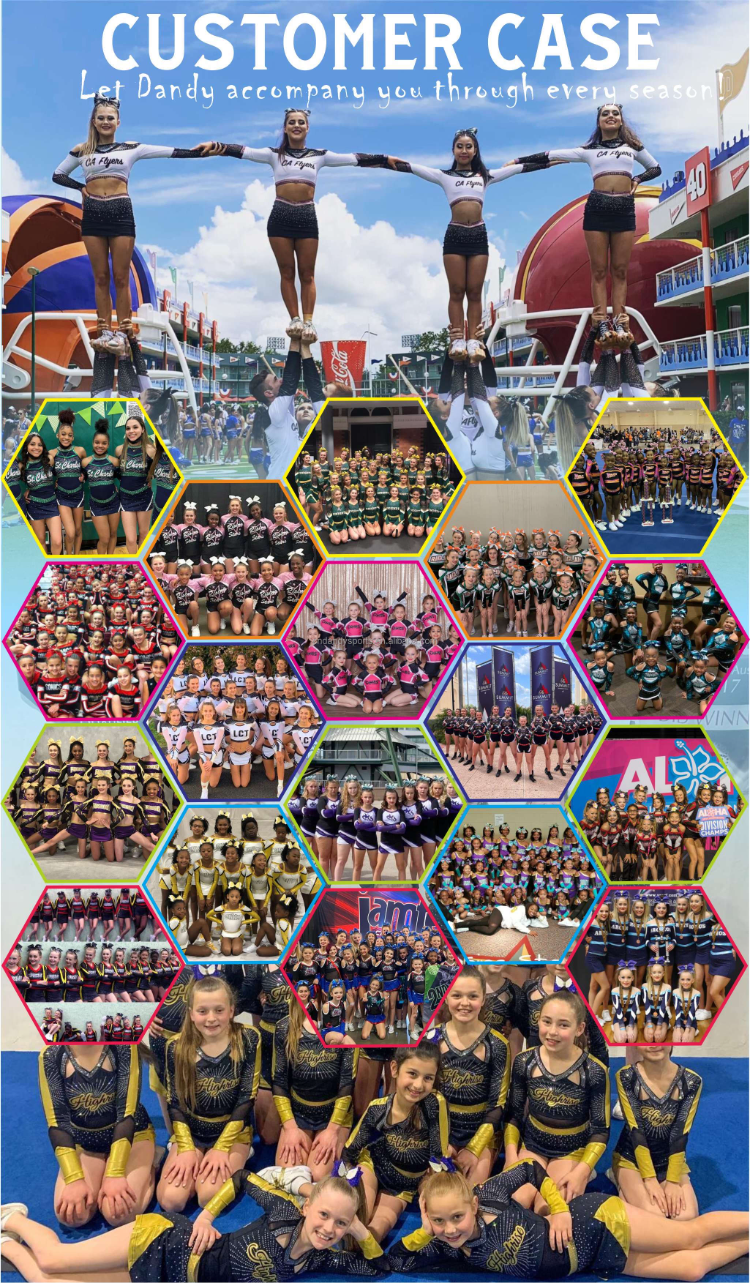Buy Wholesale China Dandy Custom Performance Cheerleading Uniforms Hot ...