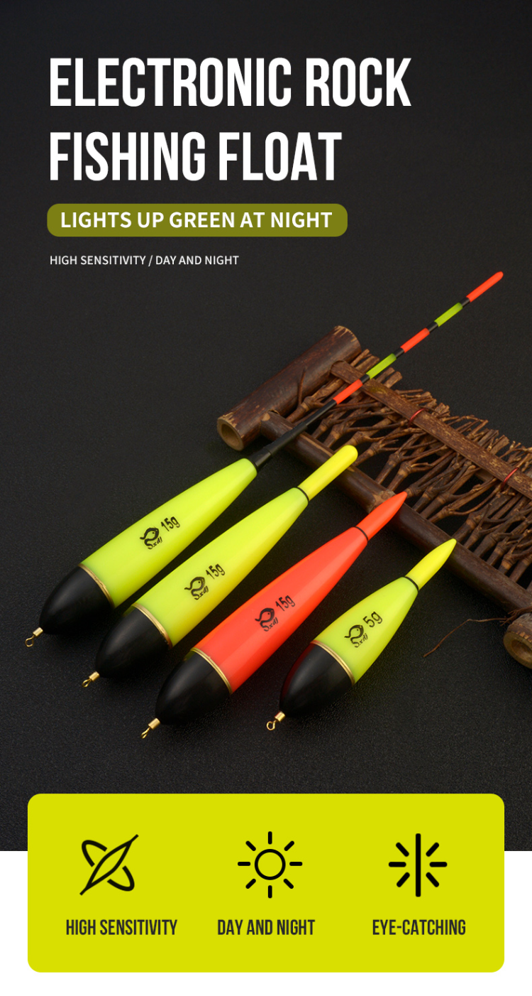 Buy China Wholesale Dn Luminous Float Lighted Rock Fishing Floating Buoys Electronic Plastic ...
