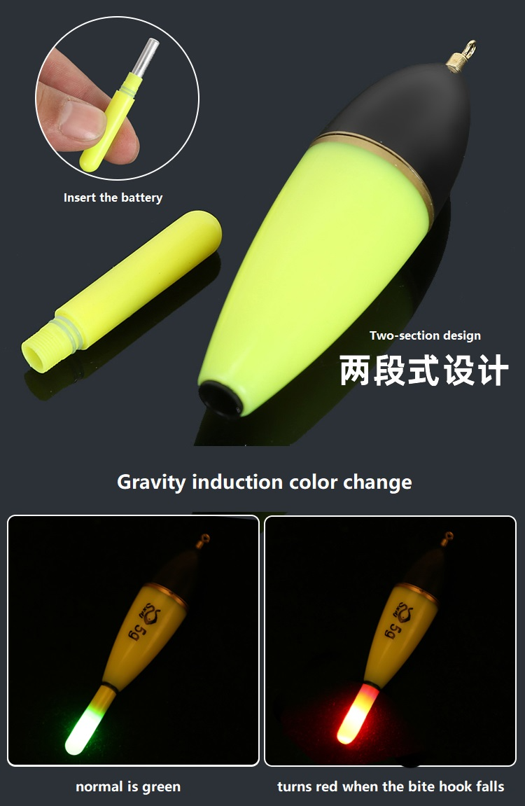Buy China Wholesale Dn Luminous Float Lighted Rock Fishing Floating Buoys Electronic Plastic ...