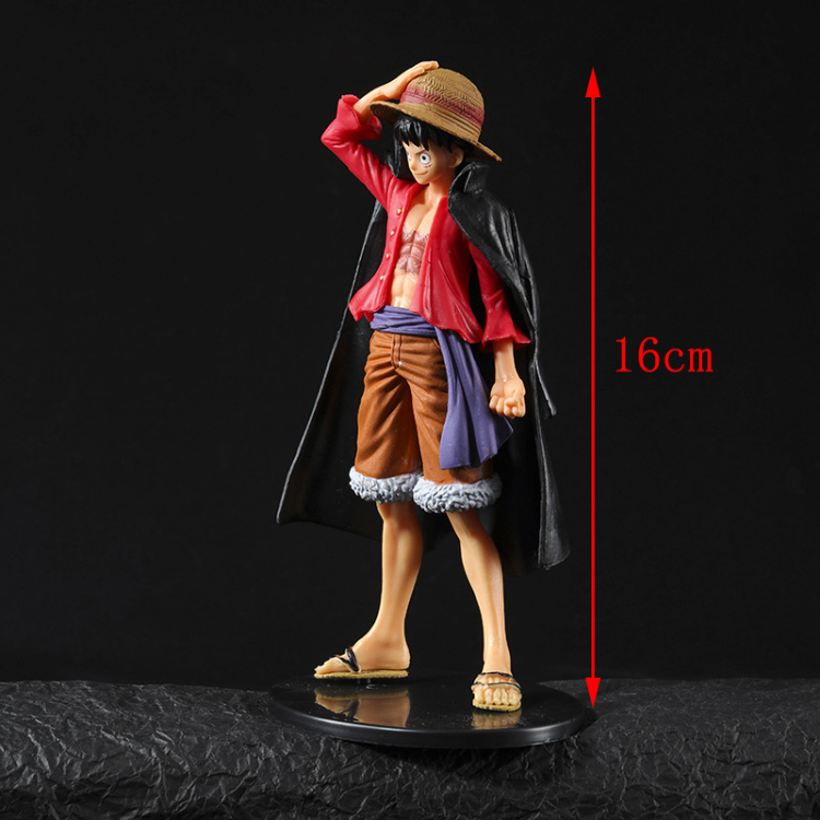 22cm Anime One Pieced Figure Cartoon Backpack Ace Manga Statue Action ...