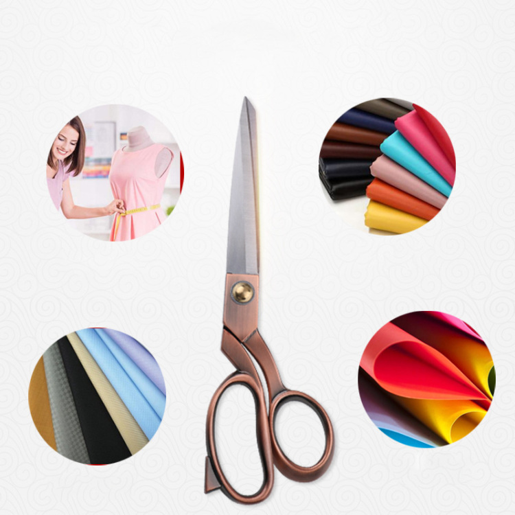 Zinc Alloy Stainless Steel Tailor Scissors Colorful Handle Clothes ...
