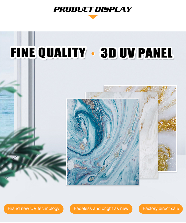 Marble Design Color Pvc Marble 1220*2440mm Uv Sheet Interior Uv Coating ...