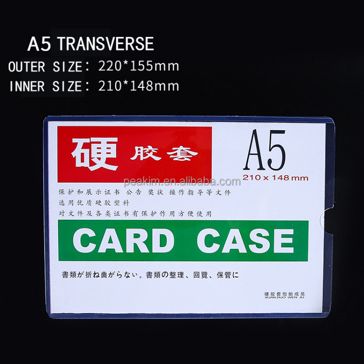 Buy Wholesale China Factory Custom Clear Plastic A3 A4 A5 A6 A7 B3 B4 B5 B6 B7 B8full Size Water ...