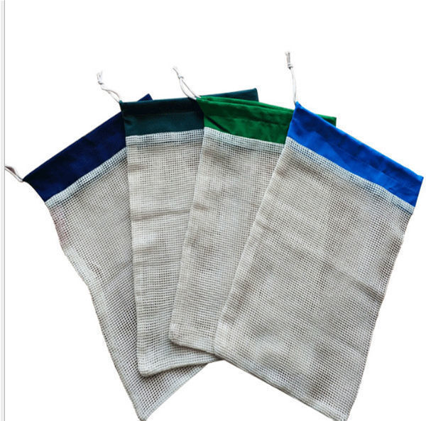 Buy Wholesale China Reusable Fruit&vegetables Cotton Mesh Bag Shopping ...
