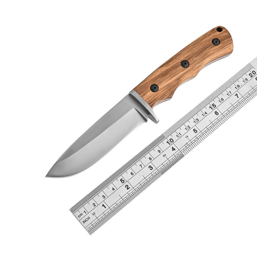 Buy Wholesale China Handmade Zebra Wood Handle Fixed Blade Hunting ...