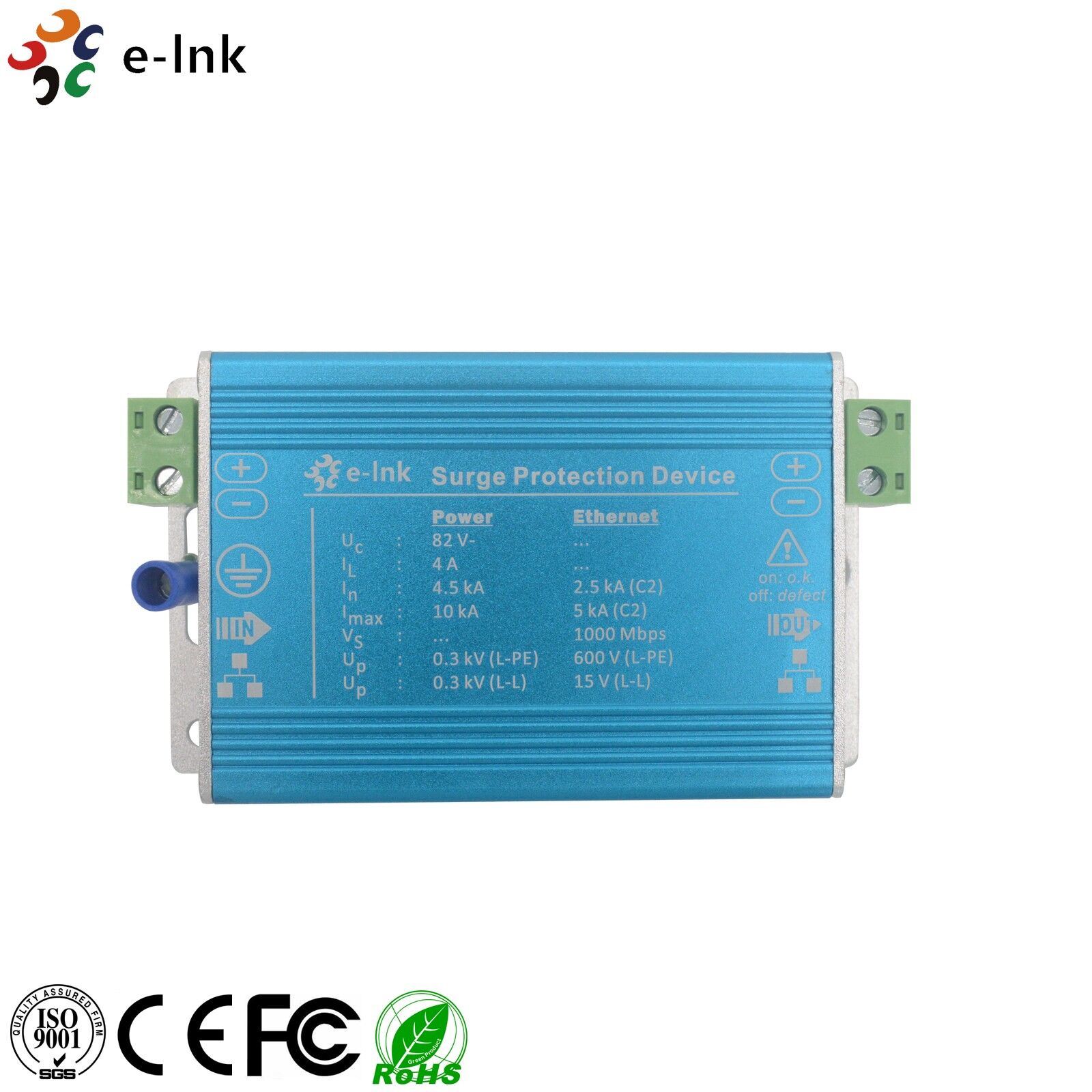 Buy Wholesale China 10/100/1000m Ethernet + Power 2 In 1 Surge ...