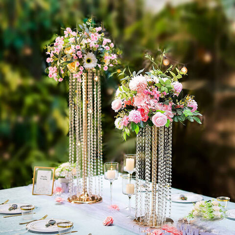 Tall Gold Metal Flower Stand Vases Chandeliers For Wedding Table Centerpieces Decor China Wholesale Tall Gold Metal Flower Stand Wedding Centerpieces 10 from Yiwu Beinu E Commerce Co Ltd. Globalsource...