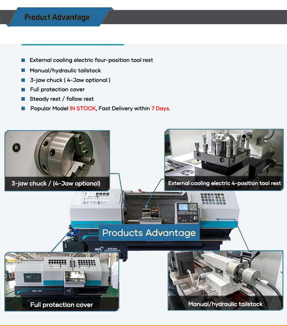 Buy Wholesale China Dmtg Manufacturer Flat Bed Cnc Lathe Machine Metal ...