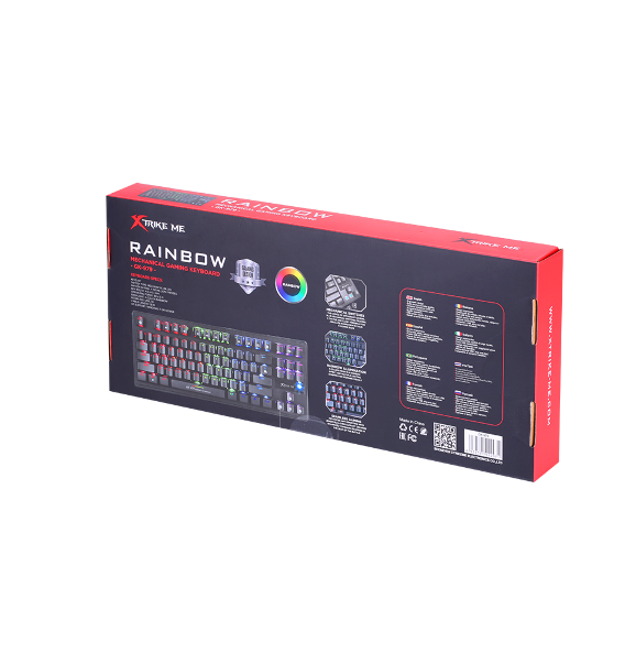 Buy Wholesale China 60% Percent Keyboard, Wk61 Mechanical Rgb Wired ...