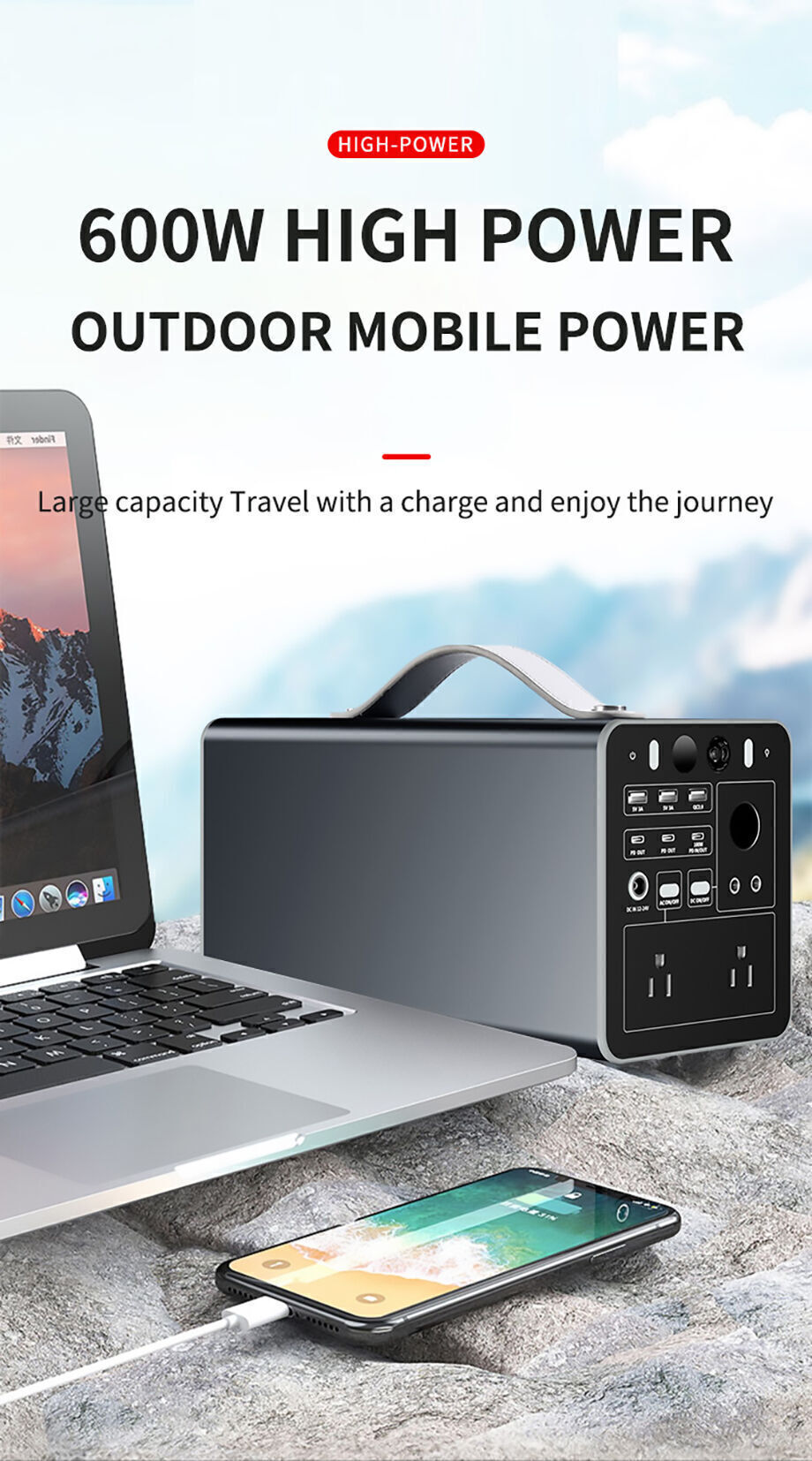 Buy Wholesale China 300w 500w 600w 1000w Dc Mobile Lithium Ion Battery ...