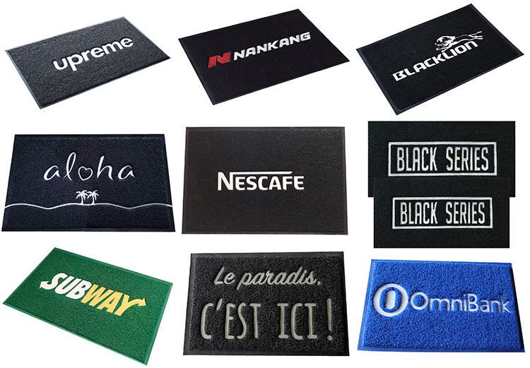 Buy Wholesale China Custom Design Wholesale Home Welcome Rug Logo Floor ...