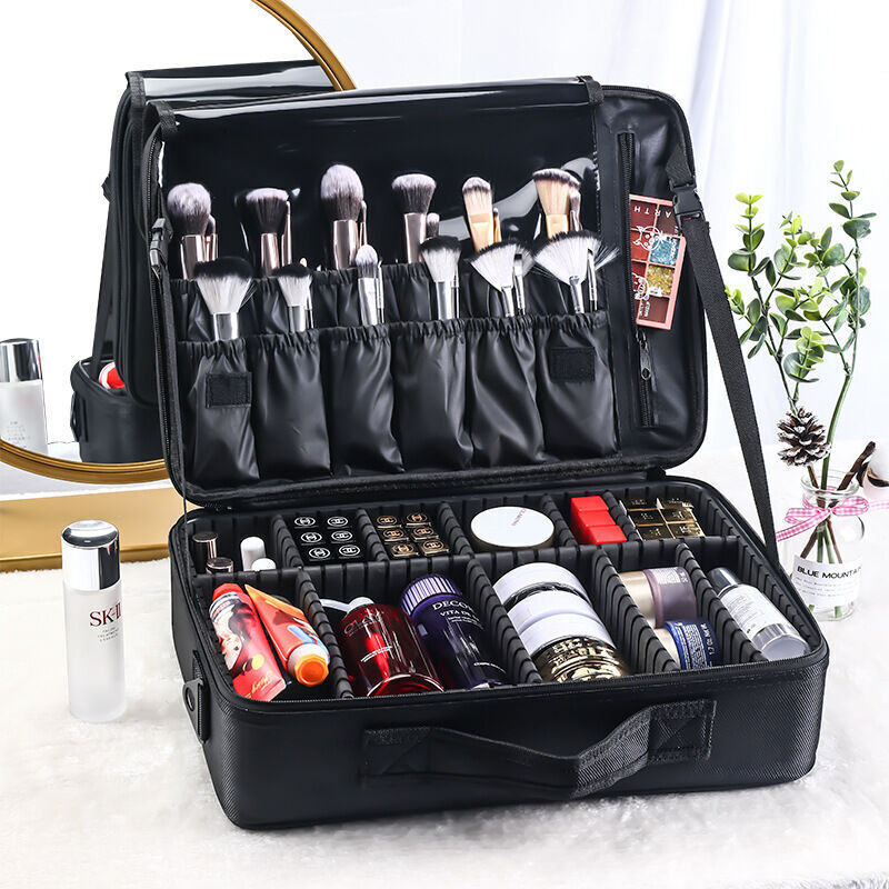 Factory Price Large Capacity Storage Case Zipper Makeup Portable Make ...