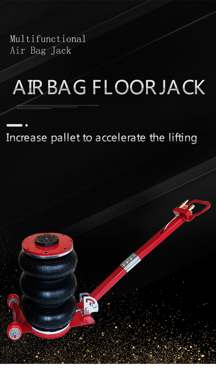 Double Handle Air Balloon Jack 3 Ton 5 Ton Triple Bag Air Super Heavy ...