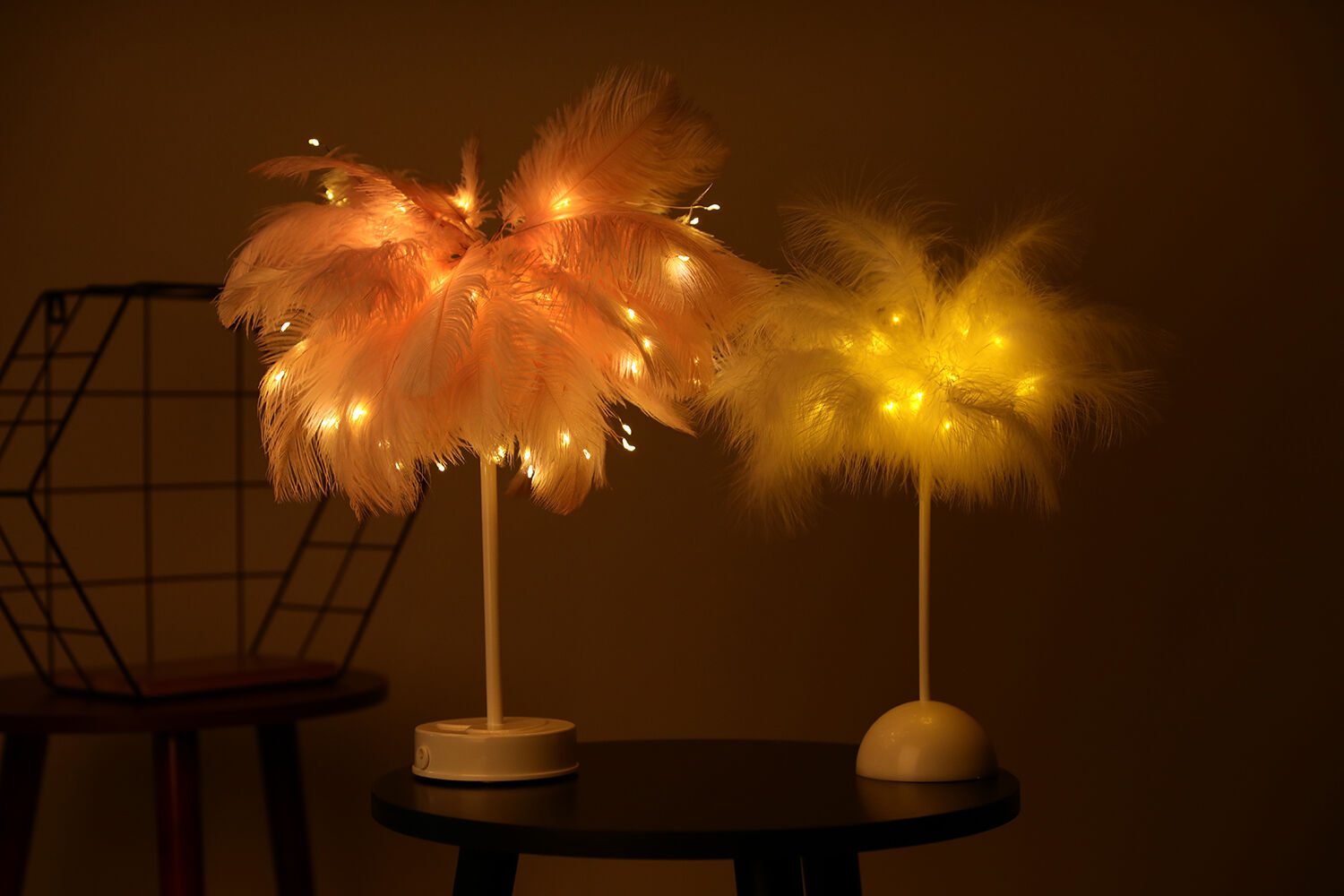 Buy Wholesale China New Fairy Gift Pink Feather Home Bedside Bedroom ...