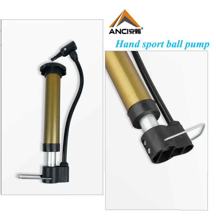 8 Inch Custom Logo And Color Basketball Soccer Ball Air Pump Hand Air ...