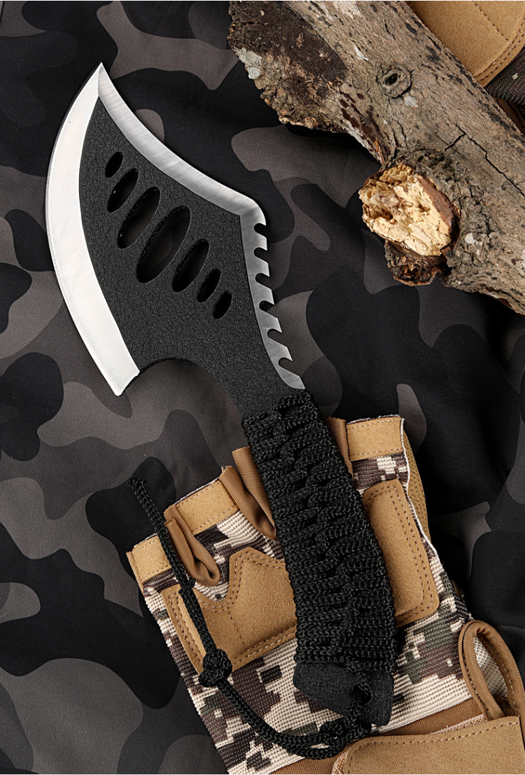 Powerful Edge Stainless Steel Axe Heavy Duty Wood Splitting Axe Camping ...