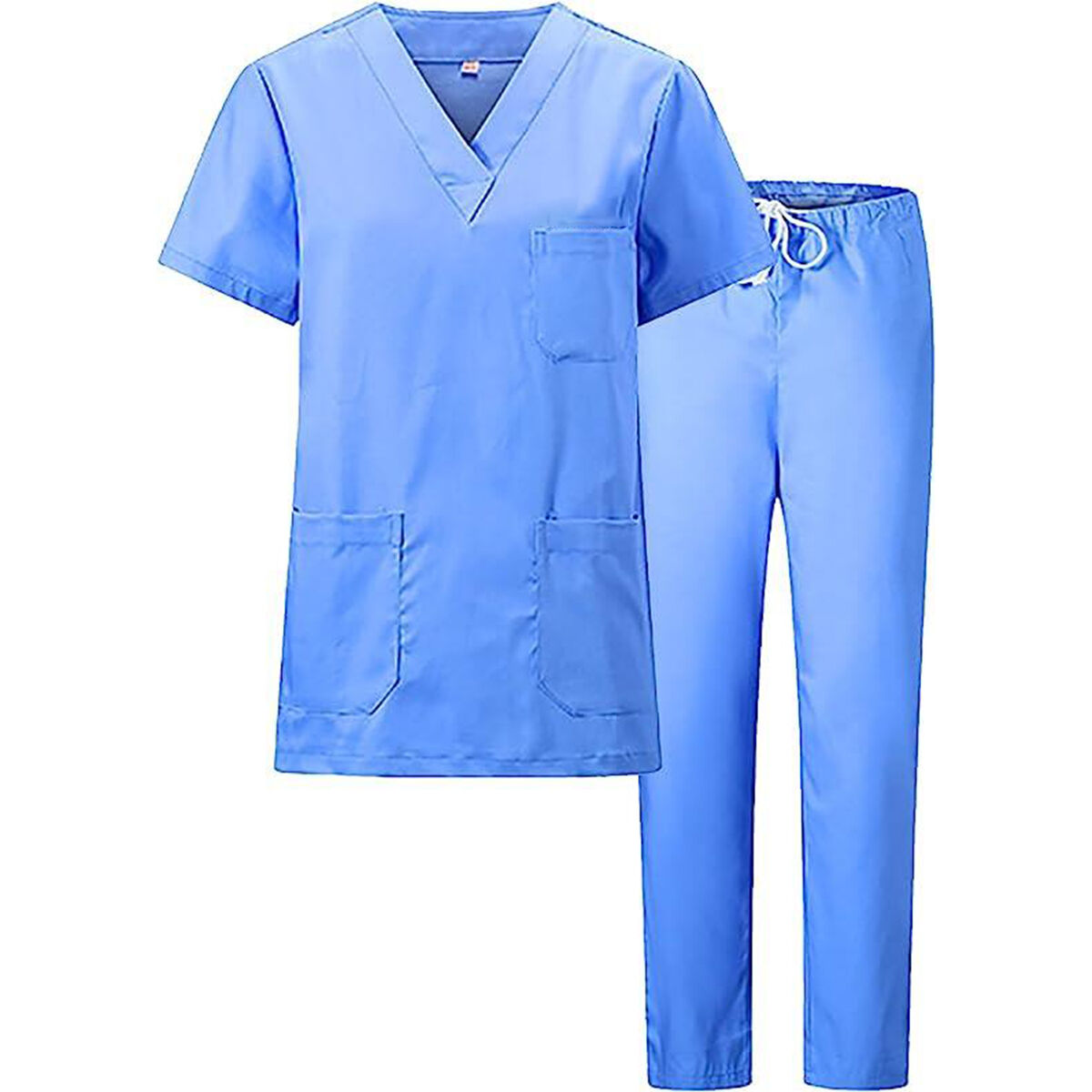 Custom Medical Scrubs Set For Women Personalized Embroidered Scrub Top ...