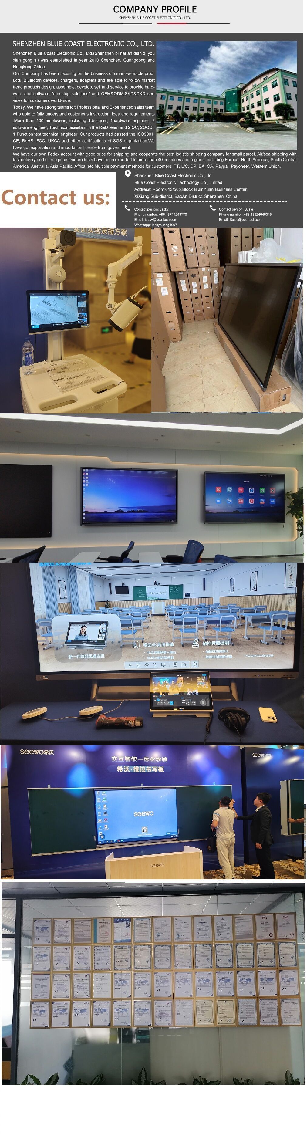 Buy Wholesale China Room Electronic Smart Board Interactive White Board ...