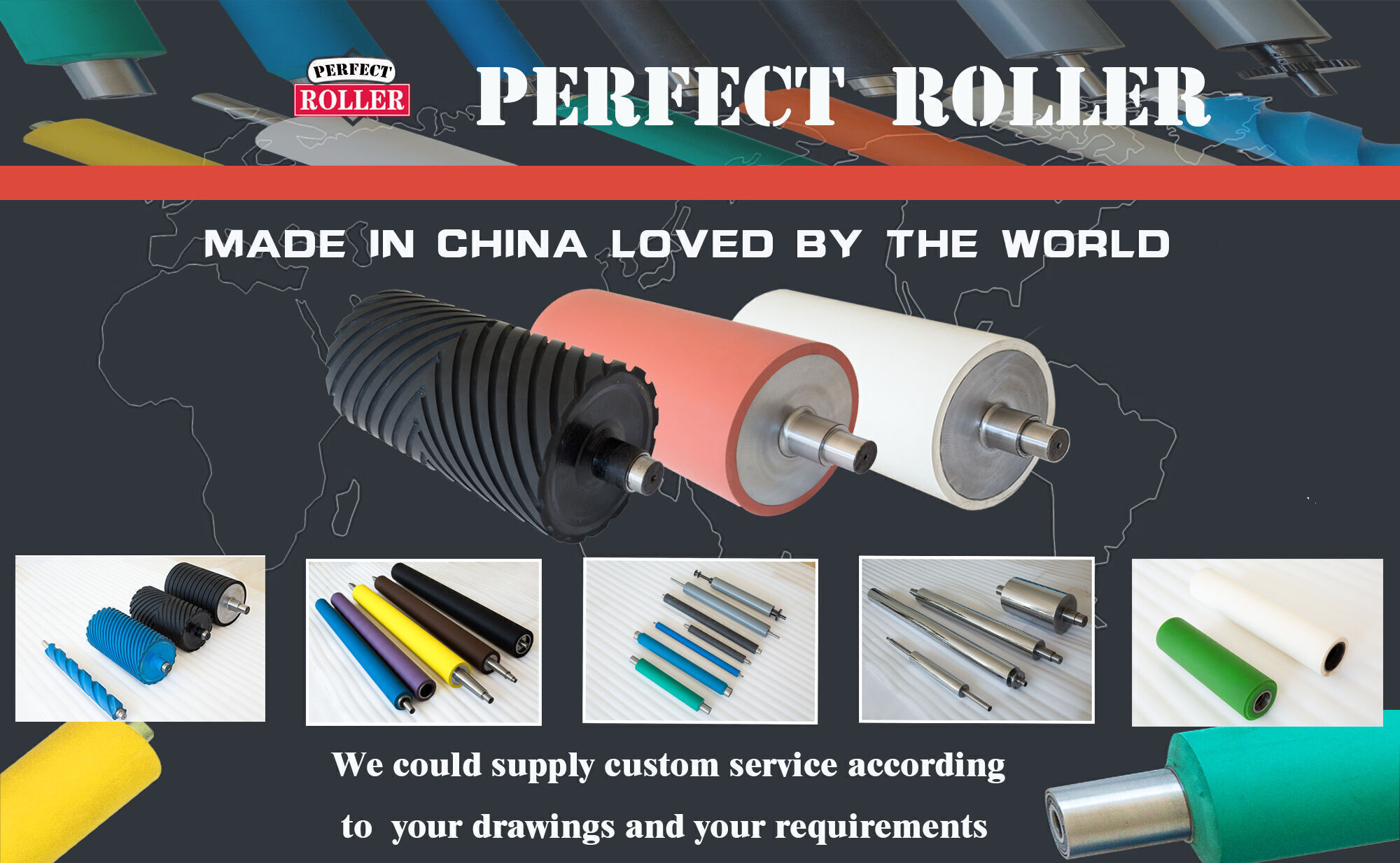 Buy Wholesale China Outstanding Finish Epdm Rubber Rollers For Textile ...