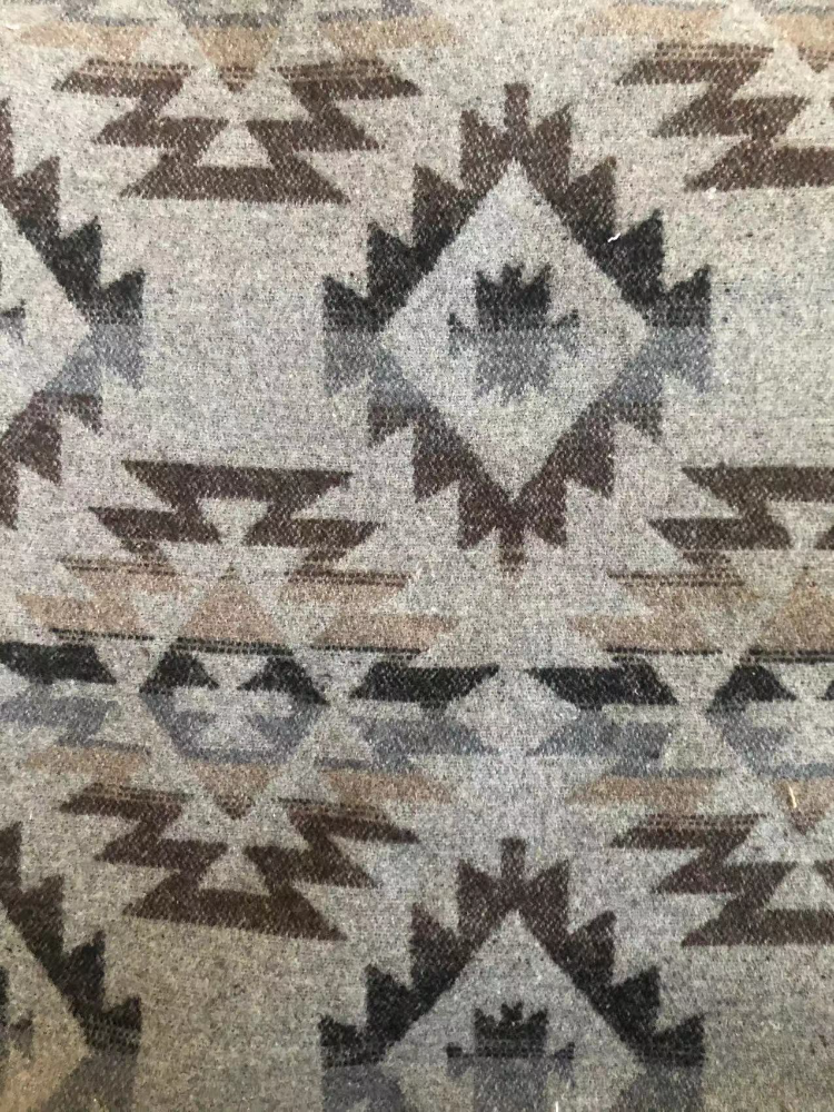 North American Style Aztec Print Custom Size Woolen Geometric Woven ...