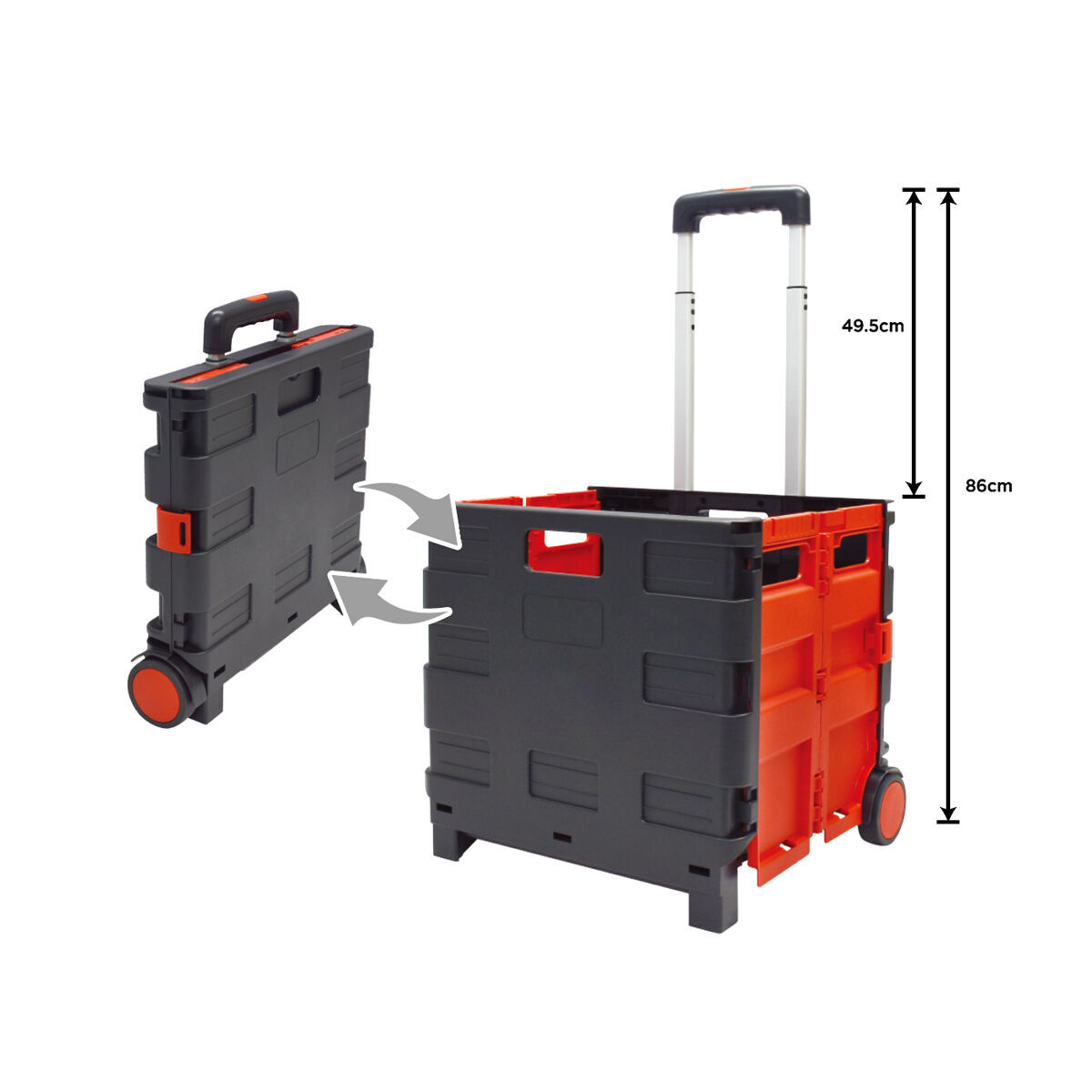 Buy Wholesale China Customized Grocery Cart Supermarket Plastic Folding ...