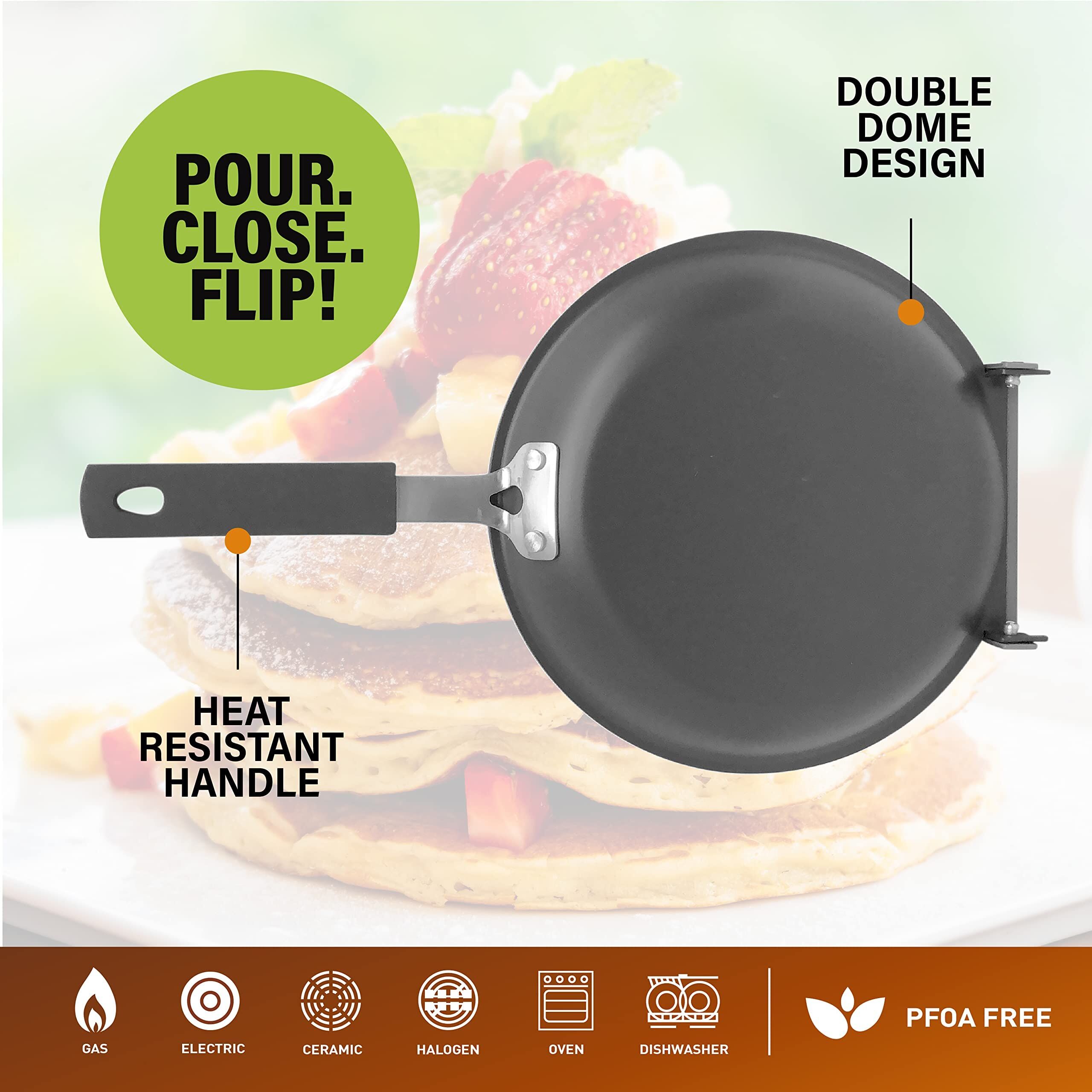 Buy Wholesale China Nonstick-copper-pancake Maker Easy-flip With Double ...