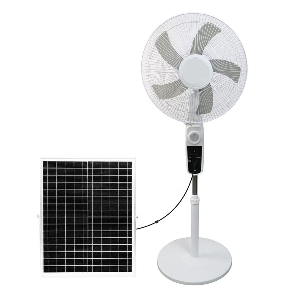 Buy Wholesale China 16 Inch Solar Electric Fan Solar Rechargeable Fan ...