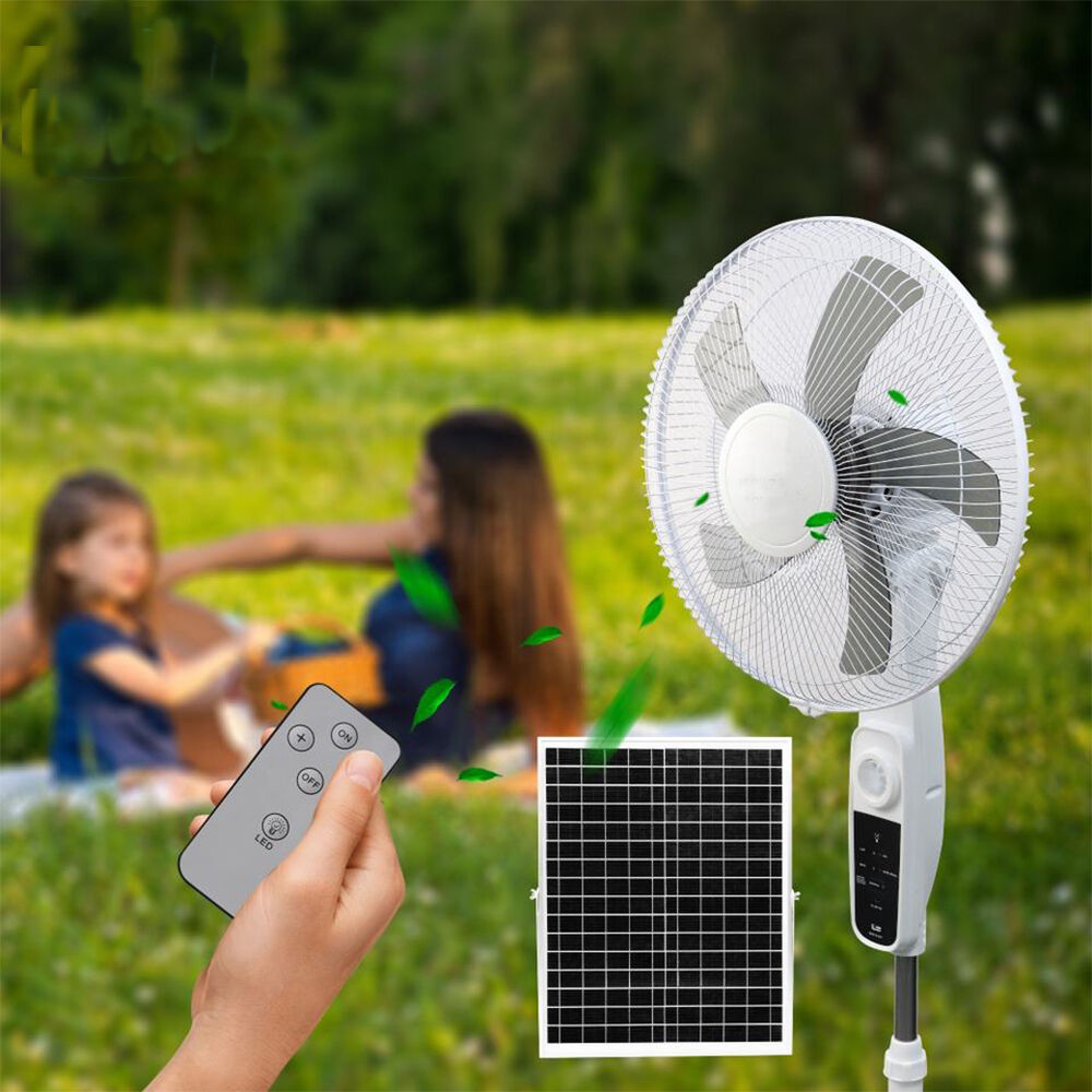 Buy Wholesale China 16 Inch Solar Electric Fan Solar Rechargeable Fan ...