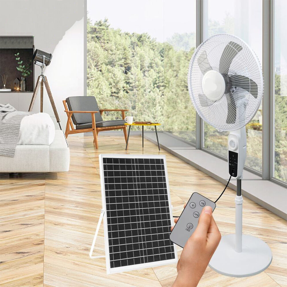 Buy Wholesale China 16 Inch Solar Electric Fan Solar Rechargeable Fan ...