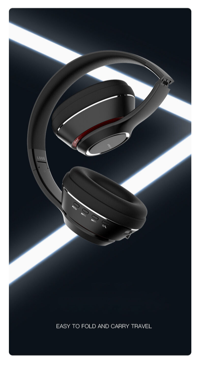 Buy Wholesale China L500 Bt5.0 Wireless Earphone Foldable Over Ear ...