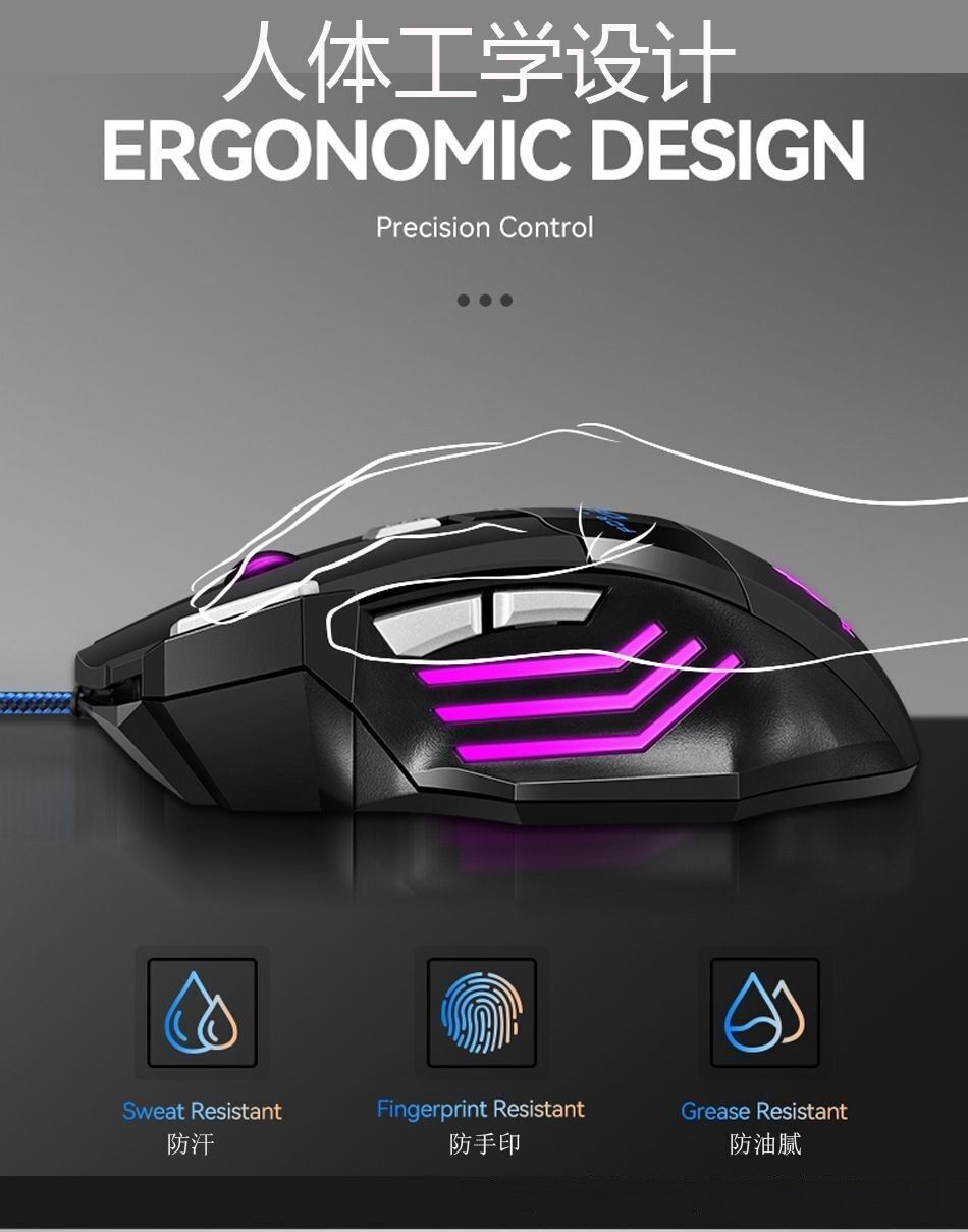 Buy Wholesale China Ergonomic Design Fit Well With Hands Luminous ...