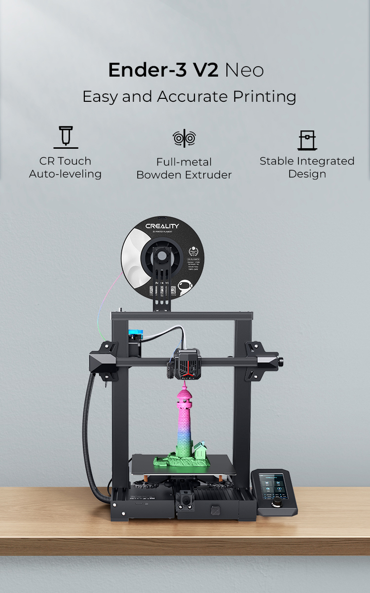 Buy Wholesale China Creality Ender 3 V2 Neo 3d Printer Upgraded Crtouch ...
