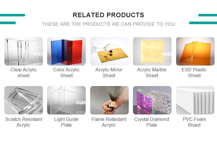 Oleg Factory Pmma Manufacture Board Glitter Glass Colored Clear 3mm ...