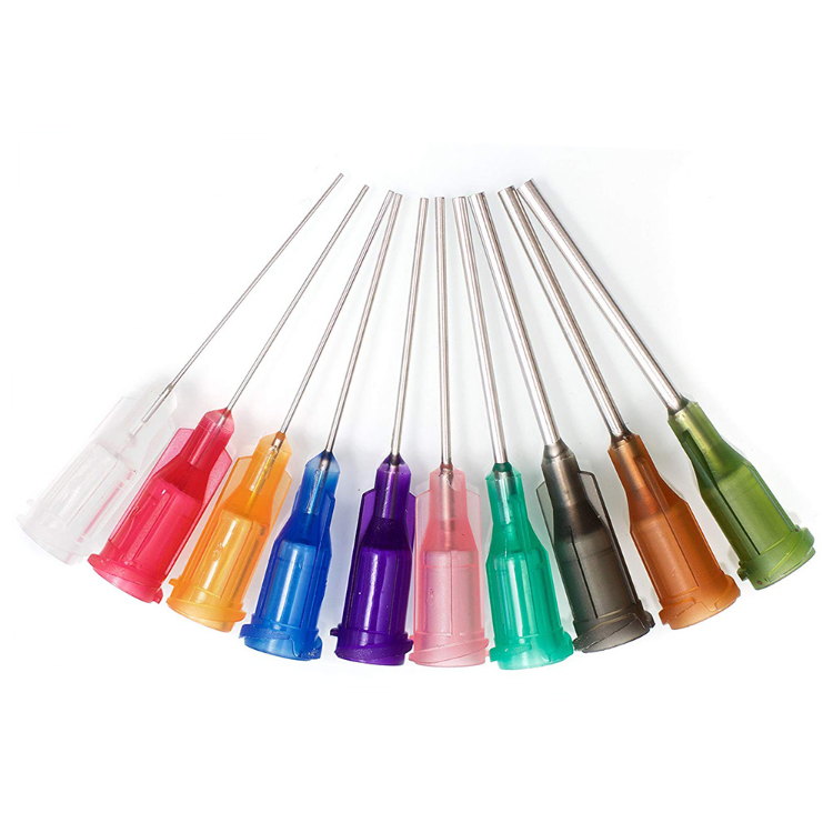 1 Inch 14g-27g Epoxy Resin Blunt Dispense Tips Luer Lock Dispensing ...