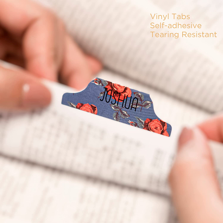 Buy Standard Quality China Wholesale Bible Index Book Tabs Laminated ...