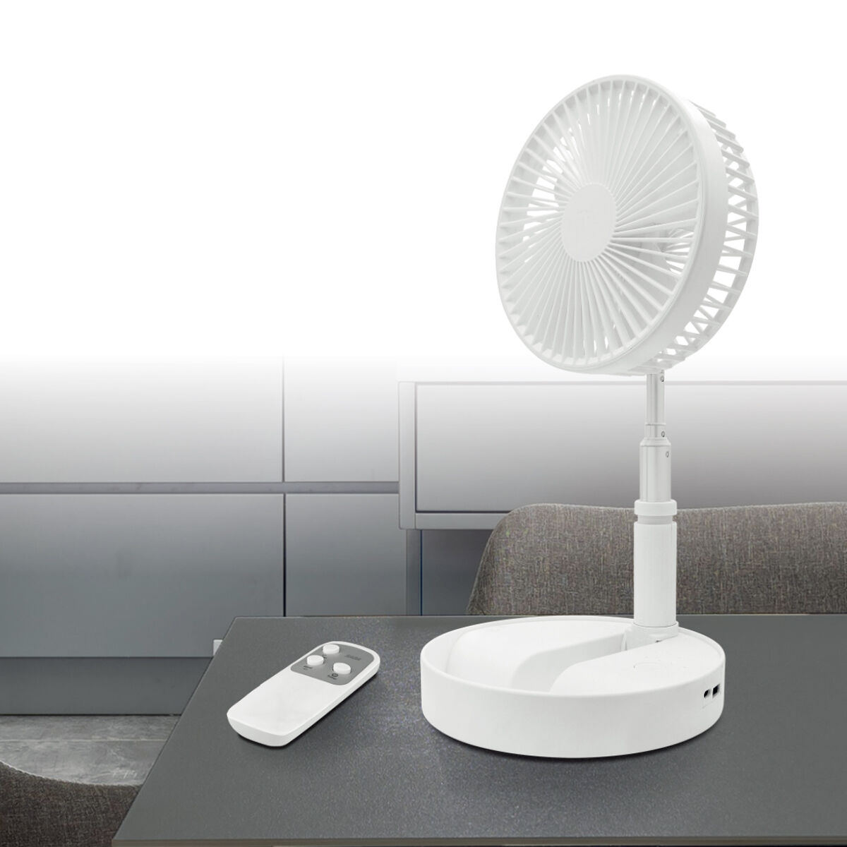 Buy Wholesale China Foldable Table Fan Rechargeable Mini Folding Fan ...