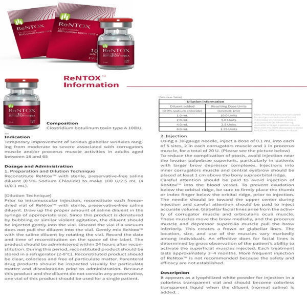 Buy Wholesale China Wrinkle Injection Btx Bo Tox Botu Linum Nabota Bo ...